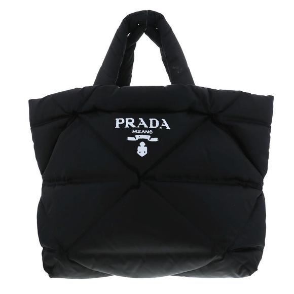 Prada | Bags | Prada Padded Renylon Tote Bag Black | Poshmark